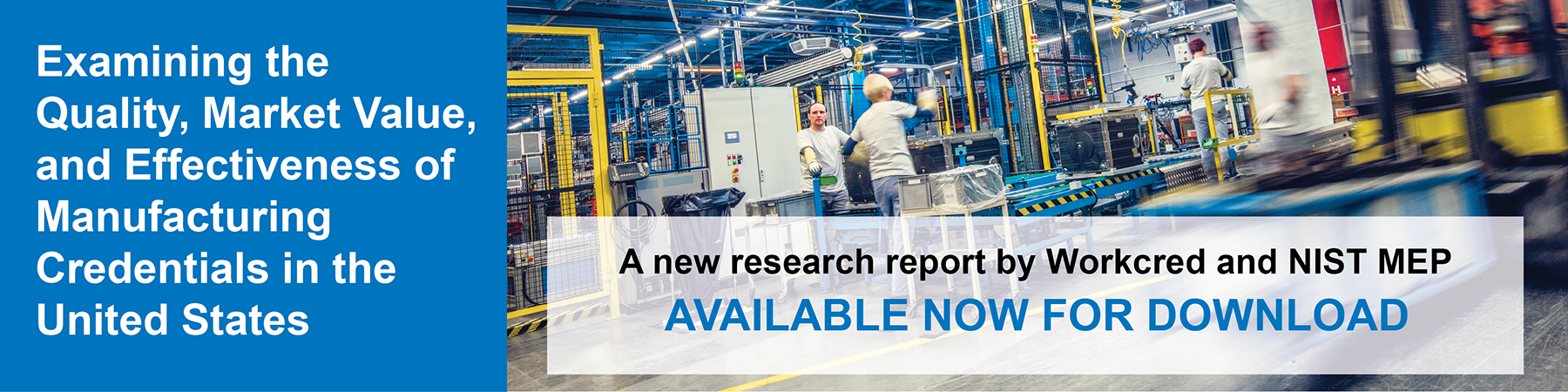 Manufacturing Credentials Report | NIST