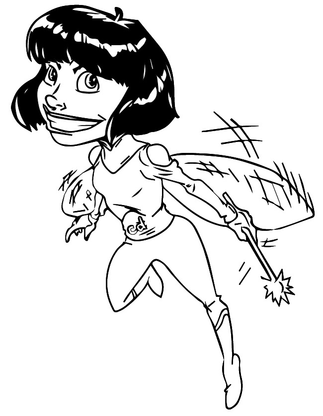 Candela: Coloring Book Image