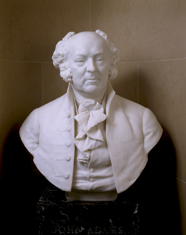 bust of President John Adams