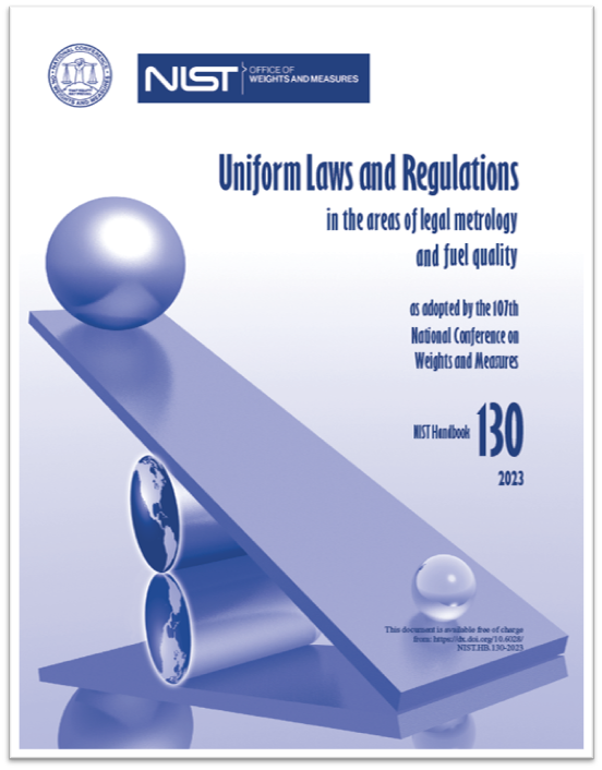 2023 NIST Handbook 130 Cover