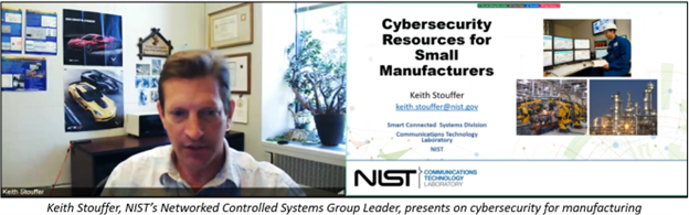 NIST Leader Describes Cybersecurity Resources for Small Manufacturers ...