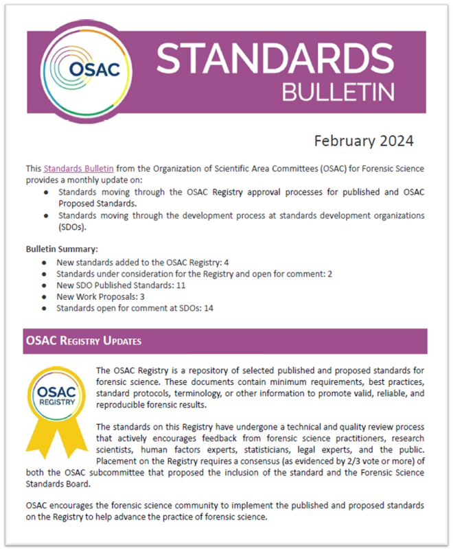 Standards Bulletin - February 2024 | NIST