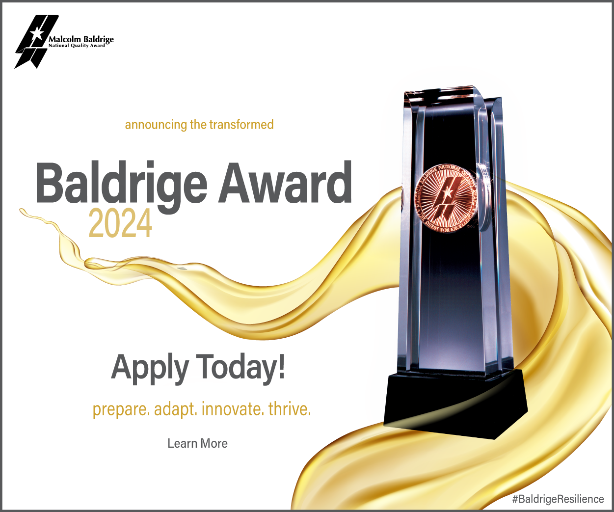 Announcing Transformed 2024 Baldrige Award 300x250 Award bkgd PNG