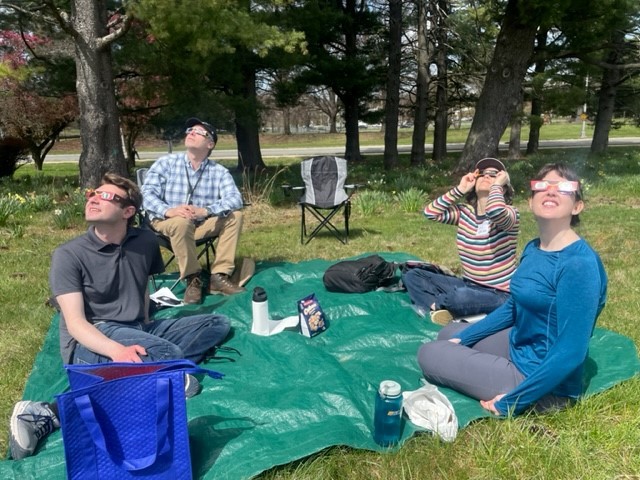 Solar eclipse in Gaithersburg