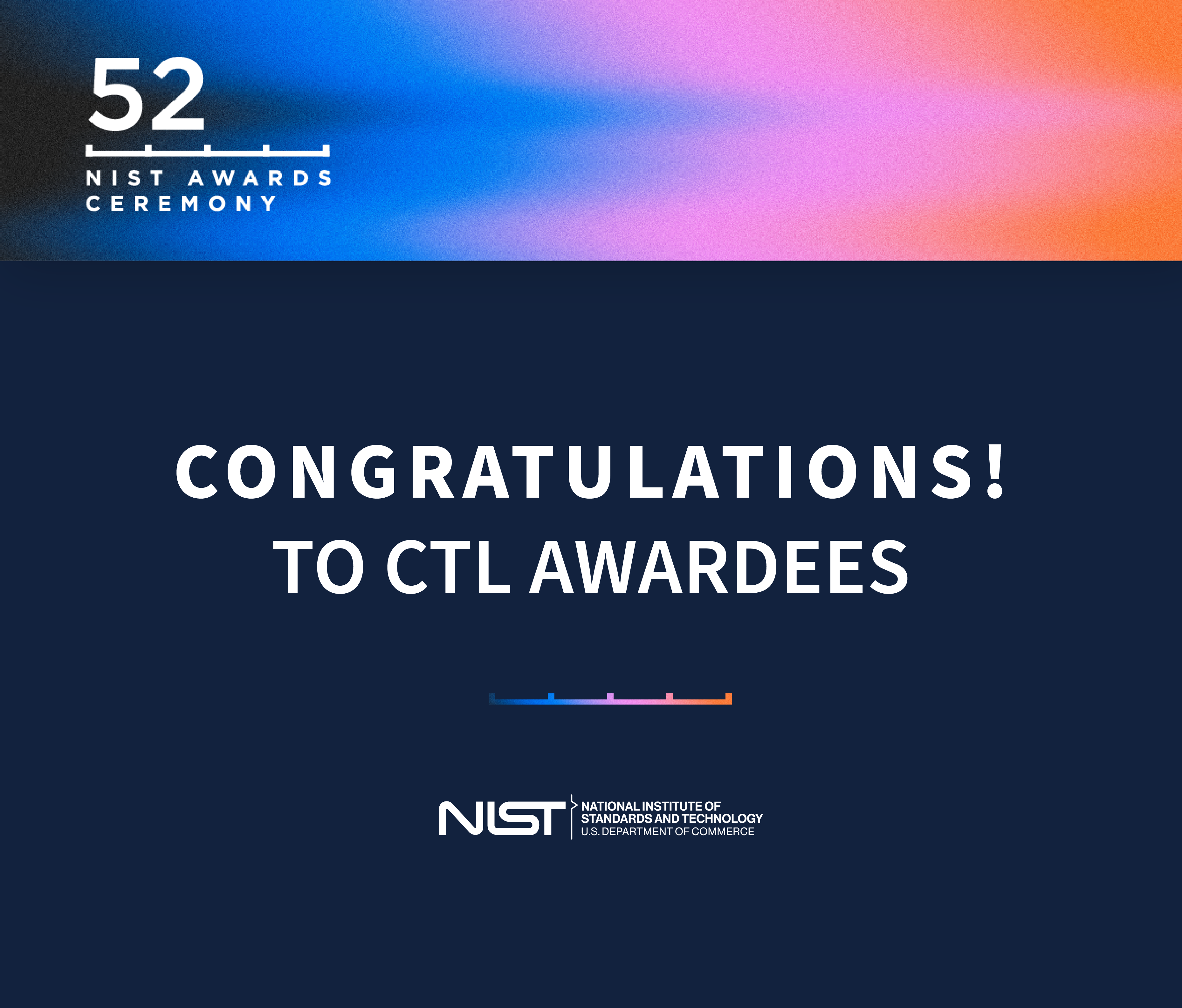 NIST Annual Awards - CTL News Post