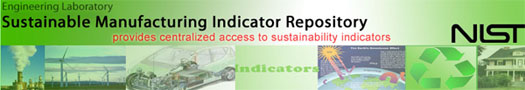 Sustainable Manufacturing Indicator Repository (SMIR) | NIST