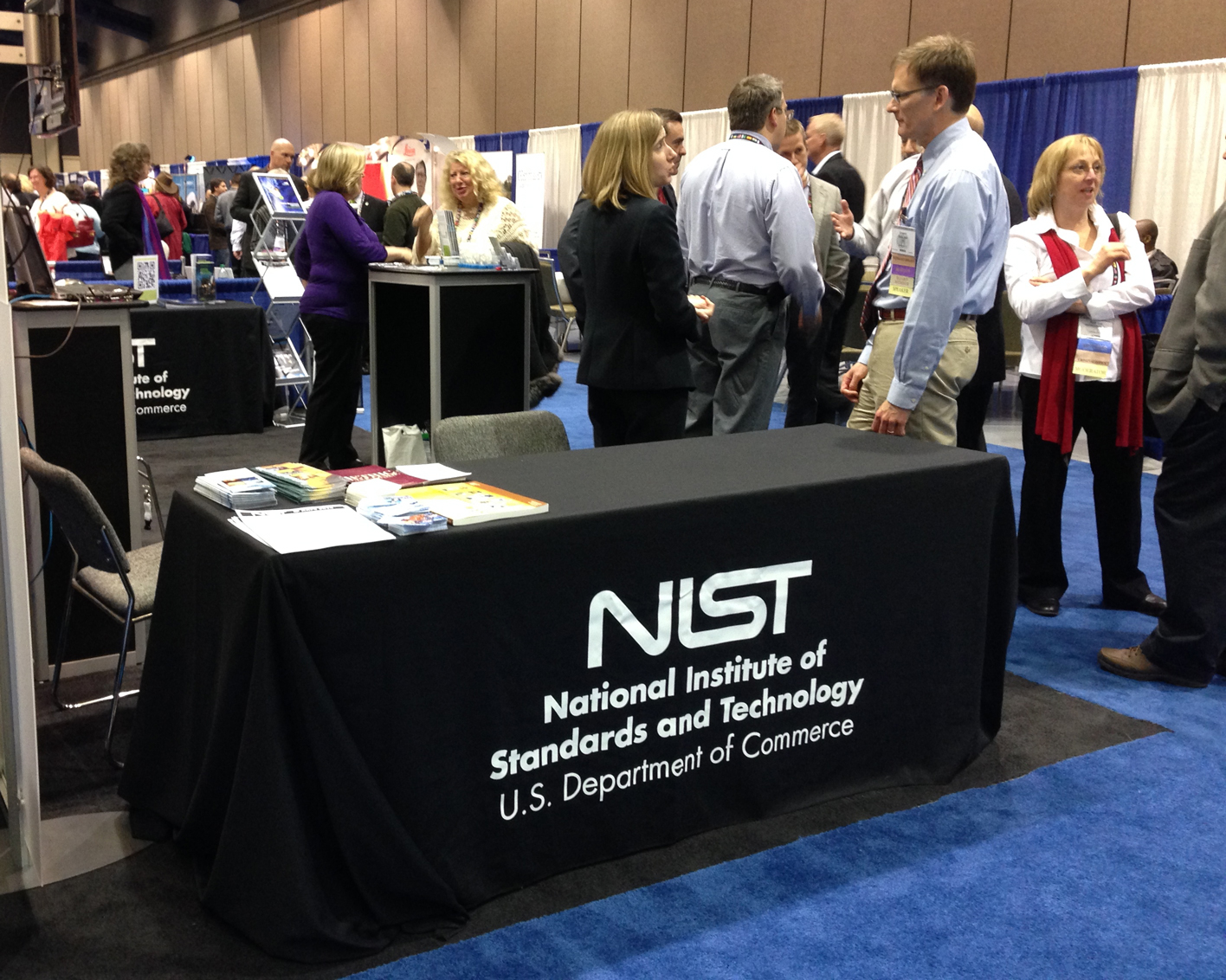 NIST booth in the AAFS annual meeting