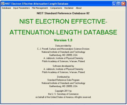 physical sciences database