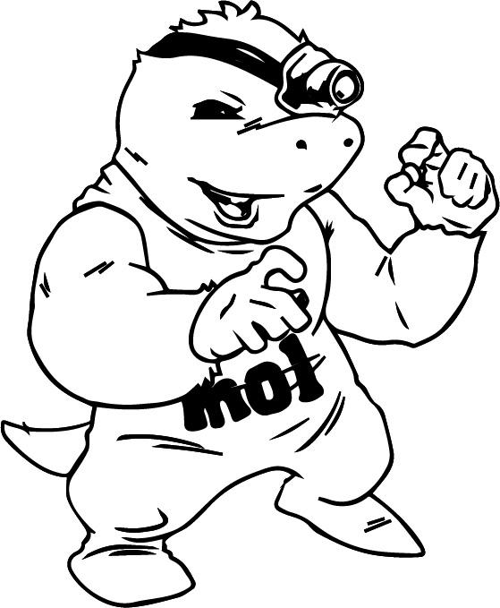 coloring pages mole