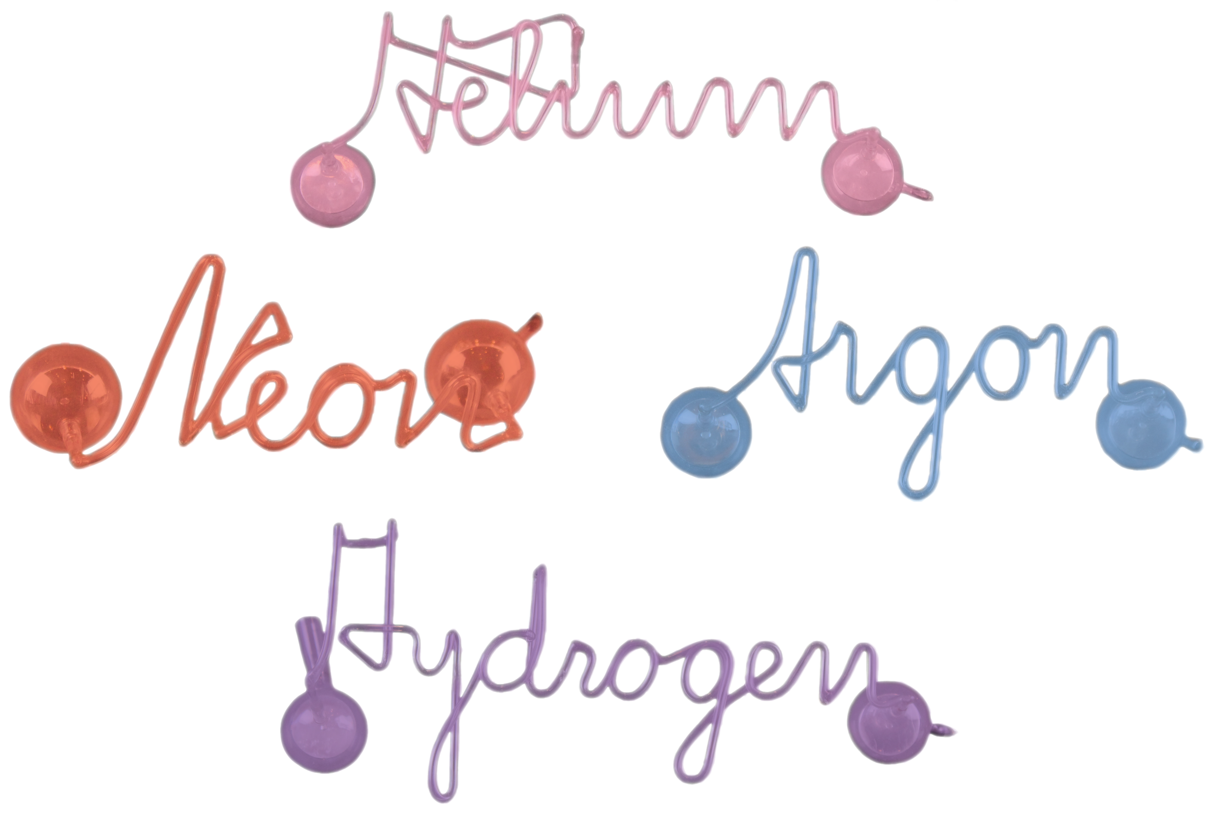 Luminous Script Lights, color interpretation