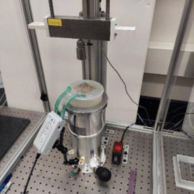 Pressure-Force Measurement Device (PFMD) with bio-simulant material ...