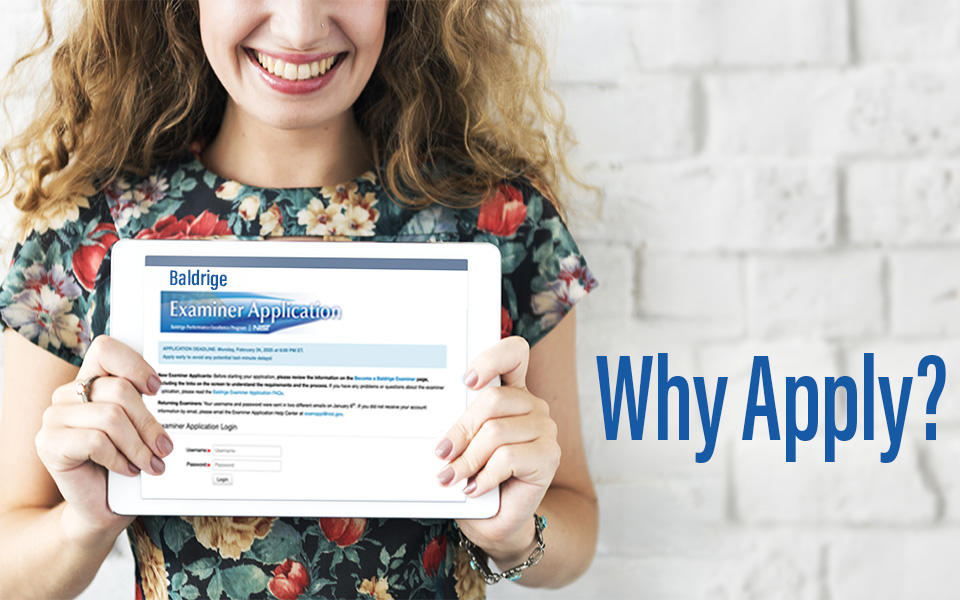 Why Apply to Be a 2025 Baldrige Examiner? | NIST