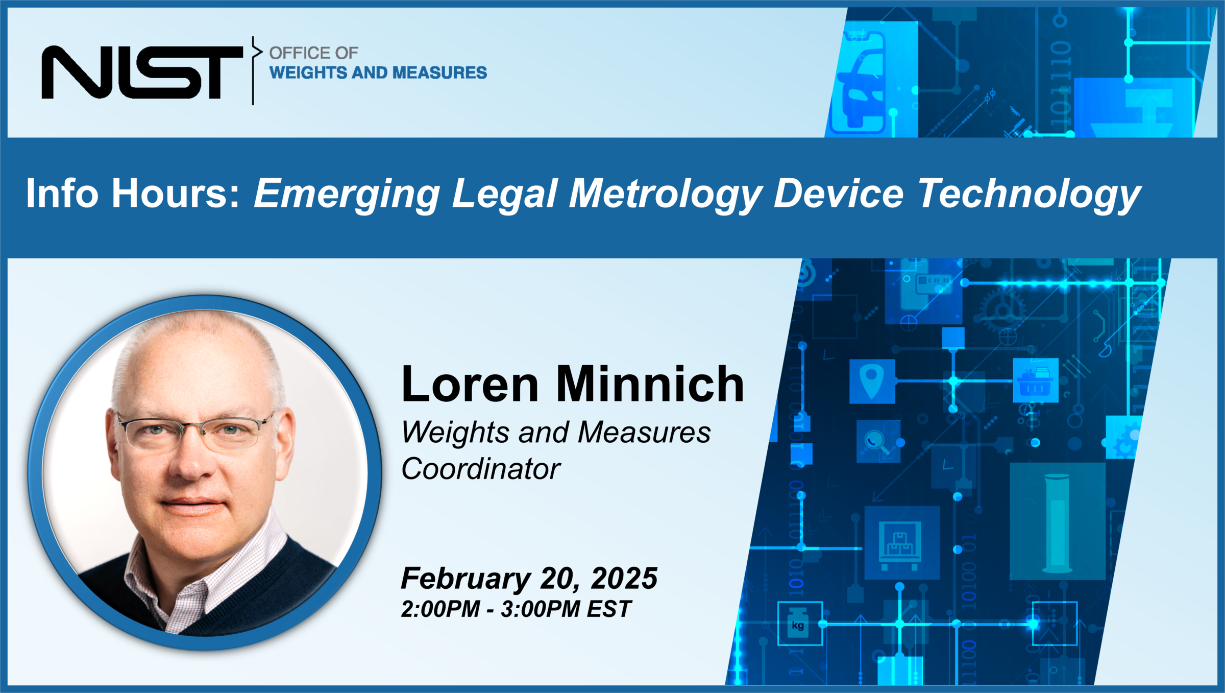 NIST OWM Info Hour: Overview and Discussion on Emerging Legal Metrology ...