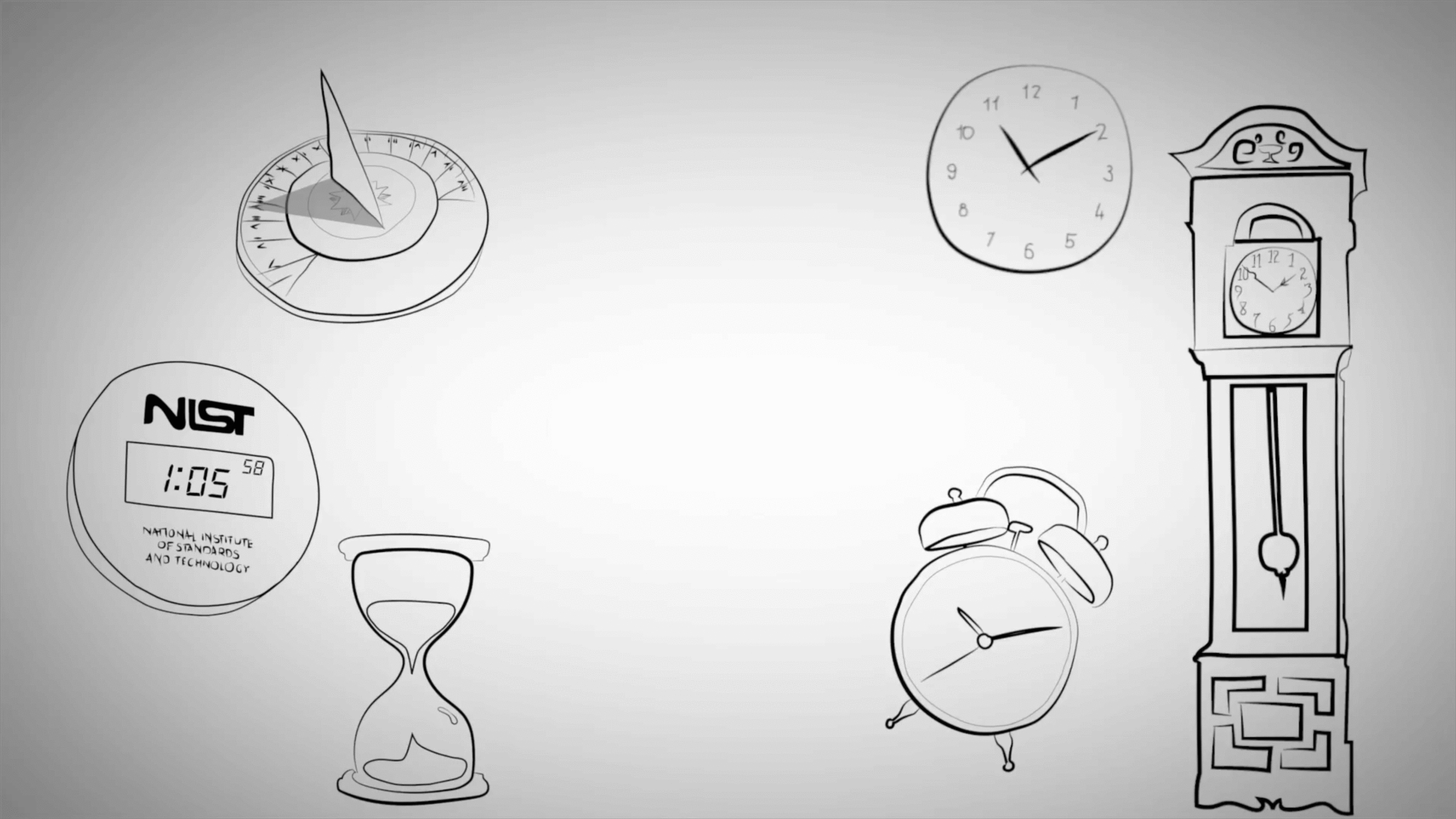Time clock animation large