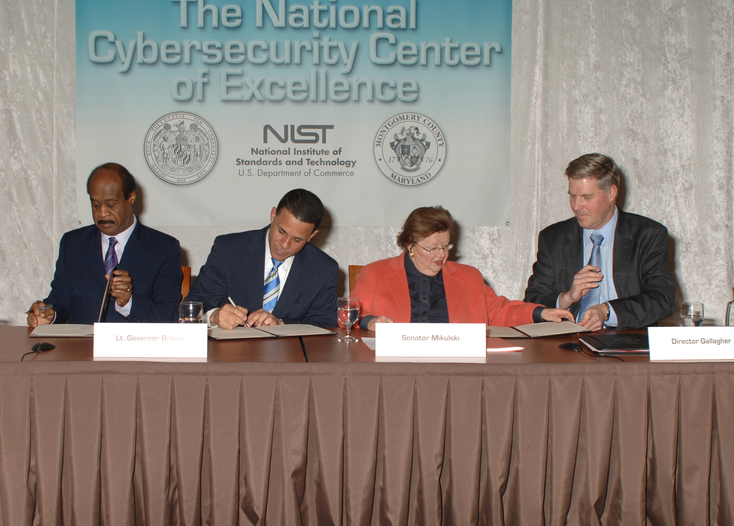 Cybersecurity Center of Excellence MOU Signing