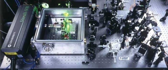 Femtosecond-Laser Frequency Combs for Optical Clocks | NIST
